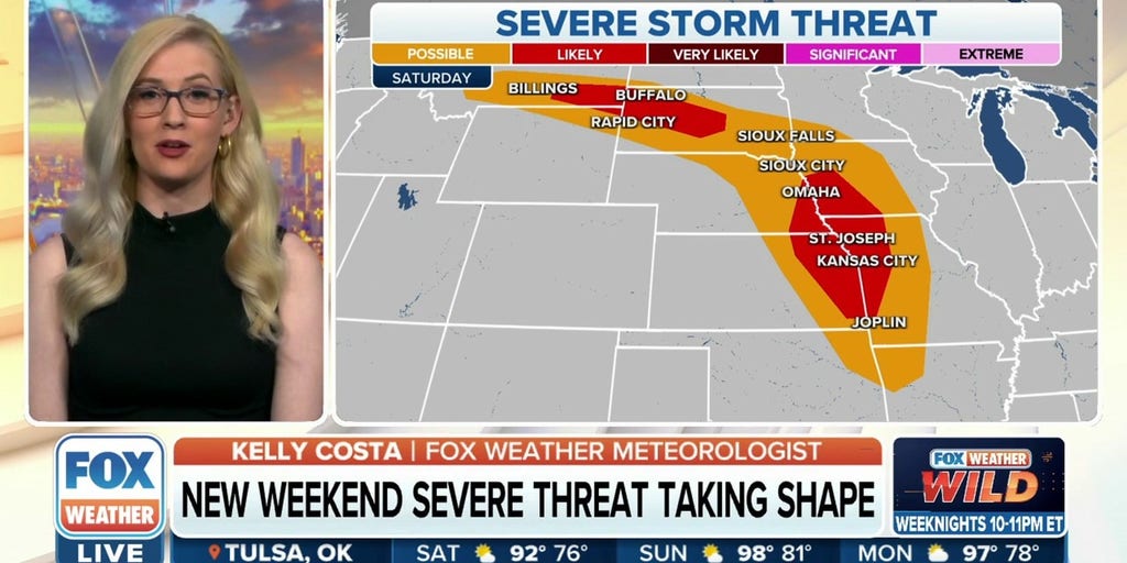 Severe weather threat for the weekend | Latest Weather Clips | FOX Weather