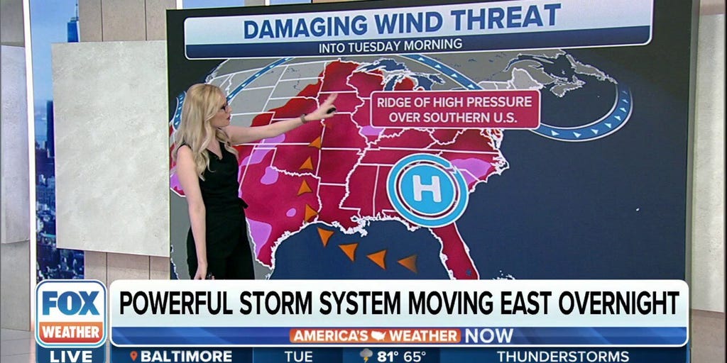 Powerful storm system moves east overnight | Latest Weather Clips | FOX ...