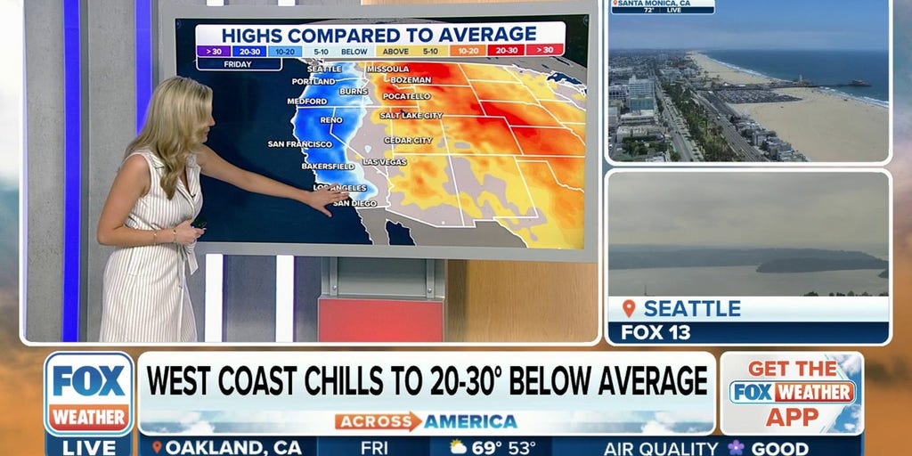 West Coast facing cooldown this weekend | Latest Weather Clips | FOX ...