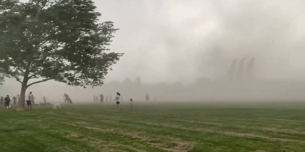 Utah dust storm whips through youth football practice | Latest Weather ...