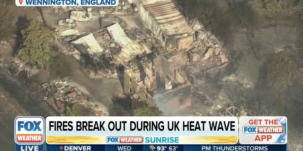Wildfires break out during UK heat wave | Latest Weather Clips | FOX ...