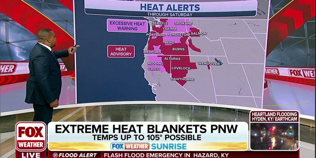 Dangerous Heat Blankets The Pacific Northwest Latest Weather Clips