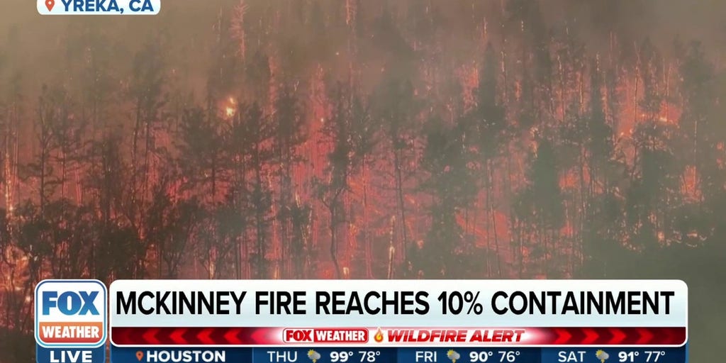 McKinney Fire reaches 10% containment, still burning 57,000+ acres ...