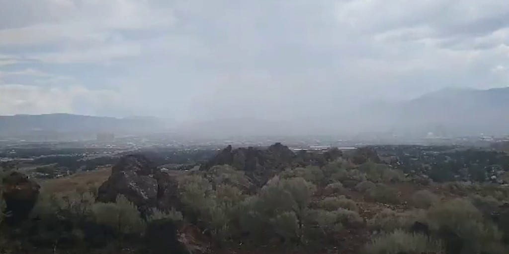 Camera captures rainstorm moving through Reno, Nevada | Latest Weather ...