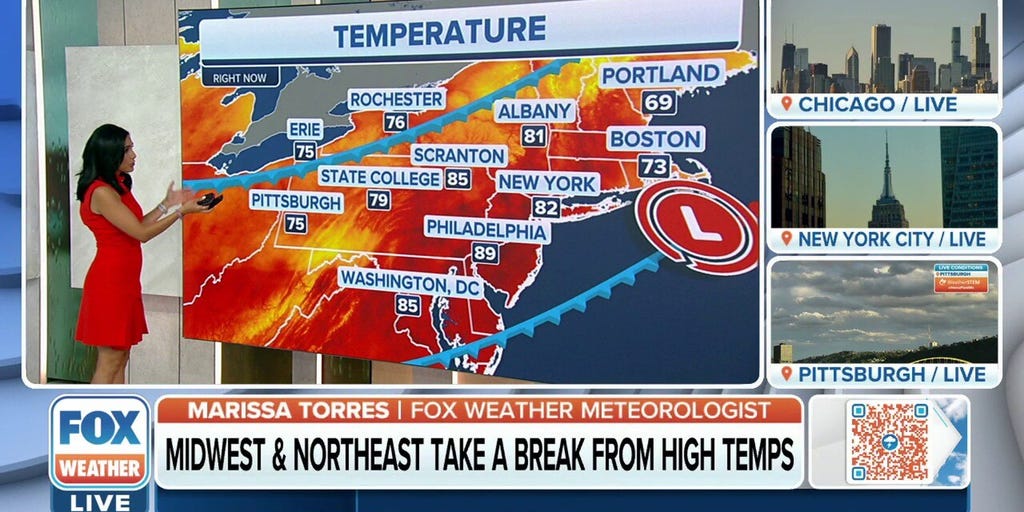 Northeast to welcome cooler temperatures this weekend | Latest Weather ...