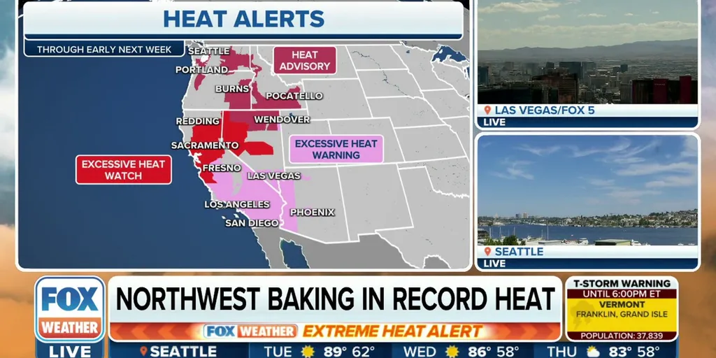 Excessive Heat Watches in place for West Coast | Latest Weather Clips ...
