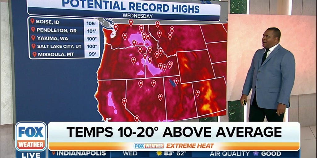 Record-breaking heat wave to continue across Pacific Northwest this ...