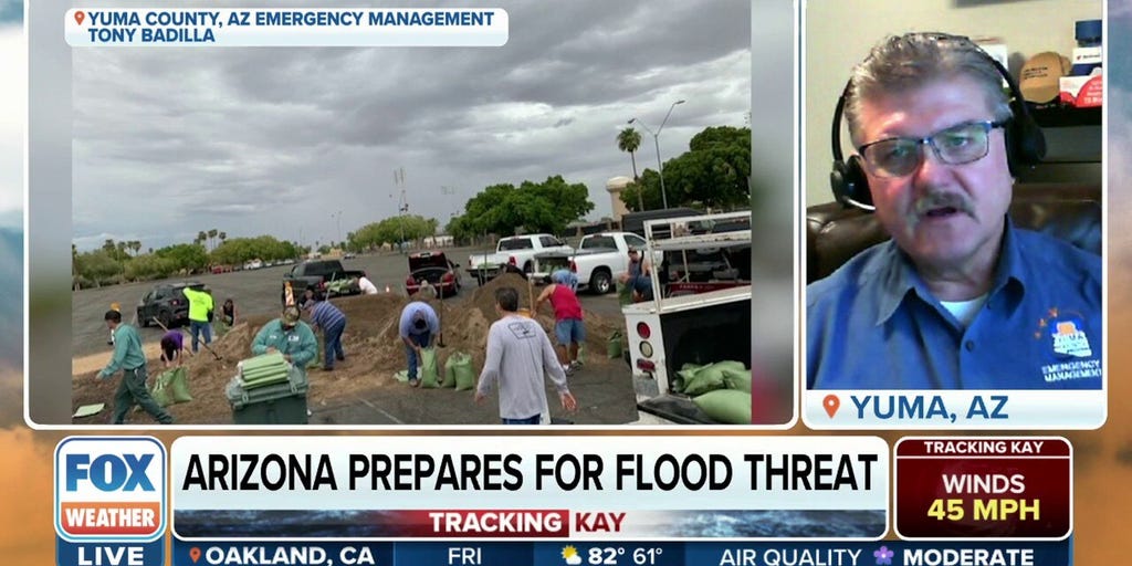 Yuma County, Arizona prepares for Tropical Storm Kay | Latest Weather ...