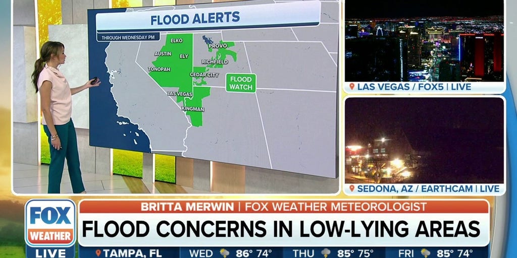 Southwest and Great Basin, including Salt Lake City, under flood threat ...