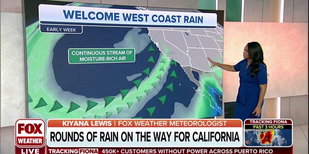 Rounds of beneficial rain moving into California this week | Latest ...