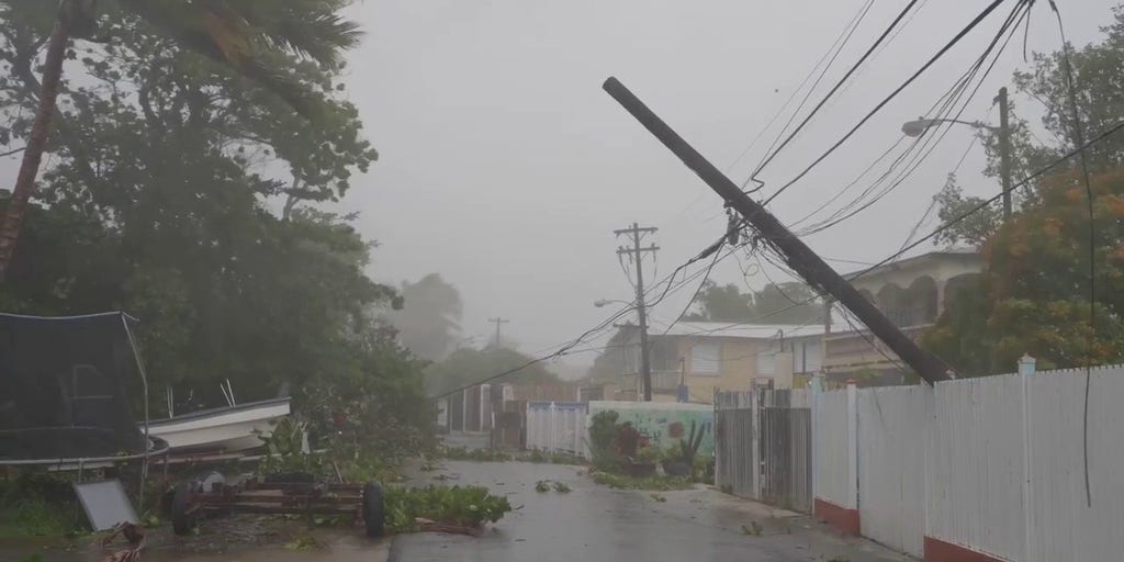 Watch hurricane winds tear into Ponce, Puerto Rico | Latest Weather ...