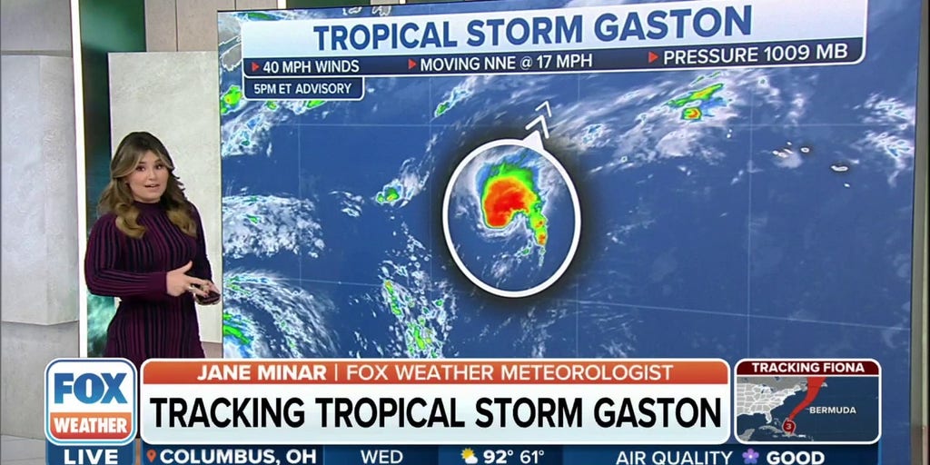 Tracking Tropical Storm Gaston | Latest Weather Clips | FOX Weather