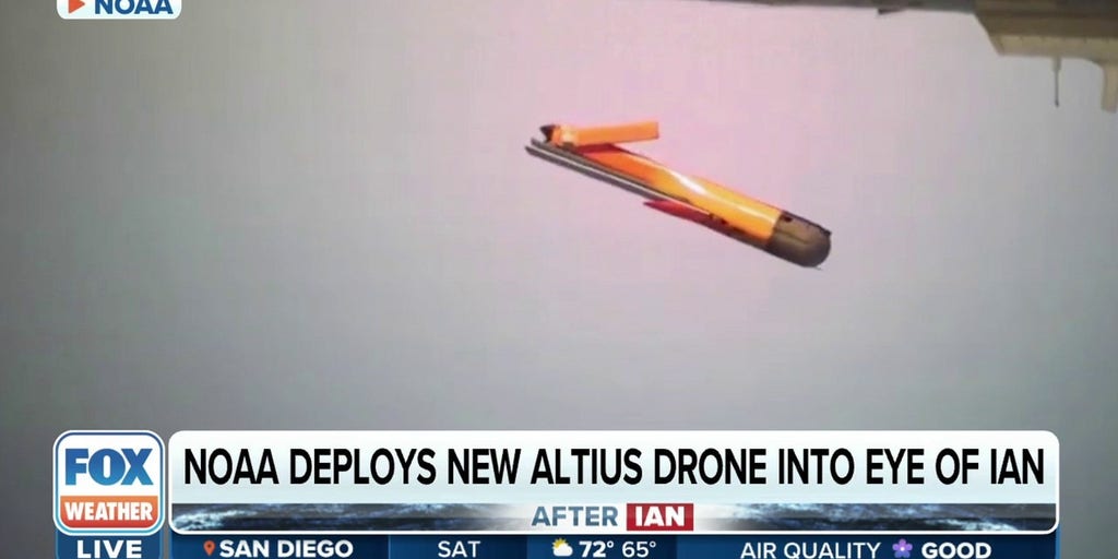 NOAA deploys new Altius drone into eye of Ian | Latest Weather Clips ...
