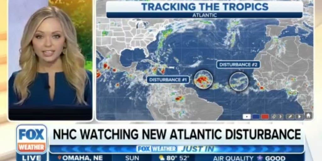 FOX Forecast Center monitors 2 Atlantic tropical disturbances for ...