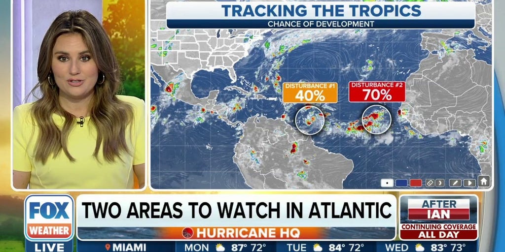 Monitoring Two Atlantic Tropical Disturbances That Could Both Develop