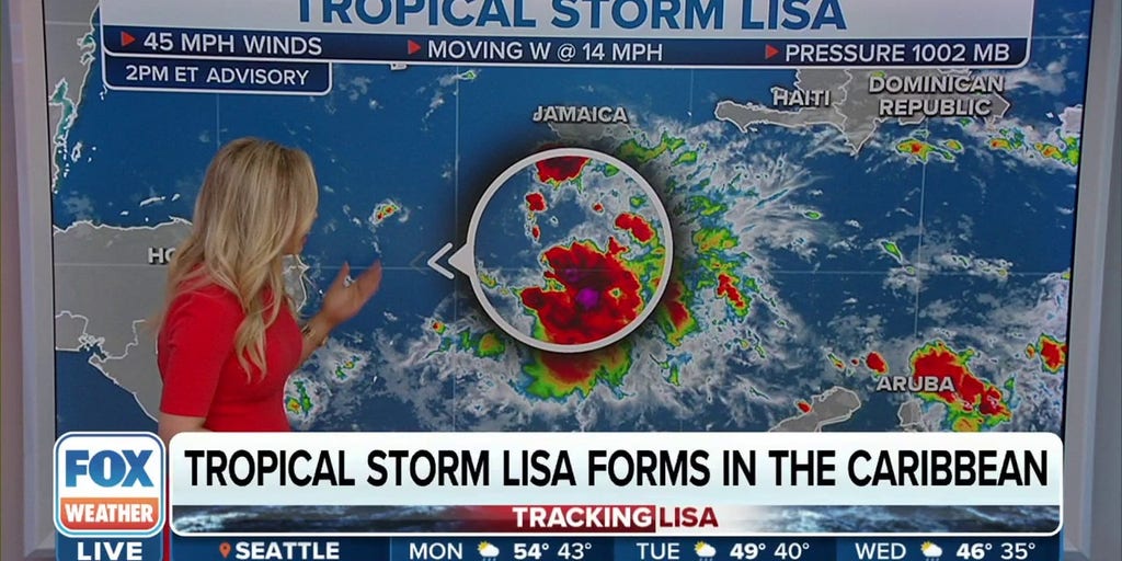 Tropical Storm Lisa slightly strengthens as it heads toward Central ...