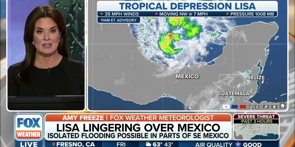 Tropical Depression Lisa to bring more rain to parts of Mexico | Latest ...