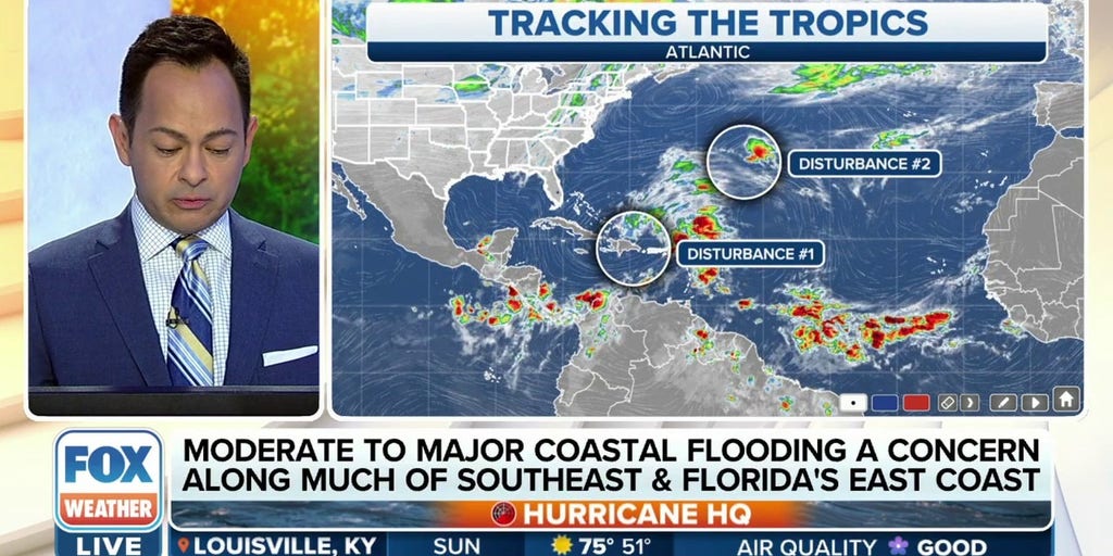 Forecasters Tracking Tropical Disturbances In The Caribbean Sea