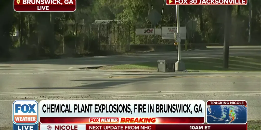 Multiple chemical plant explosions reported in Brunswick, Georgia ...