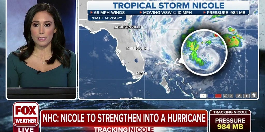 NHC: Tropical Storm Nicole likely to become hurricane on Wednesday ...