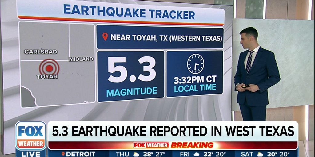 Magnitude 5.3 earthquake hits West Texas | Latest Weather Clips | FOX ...
