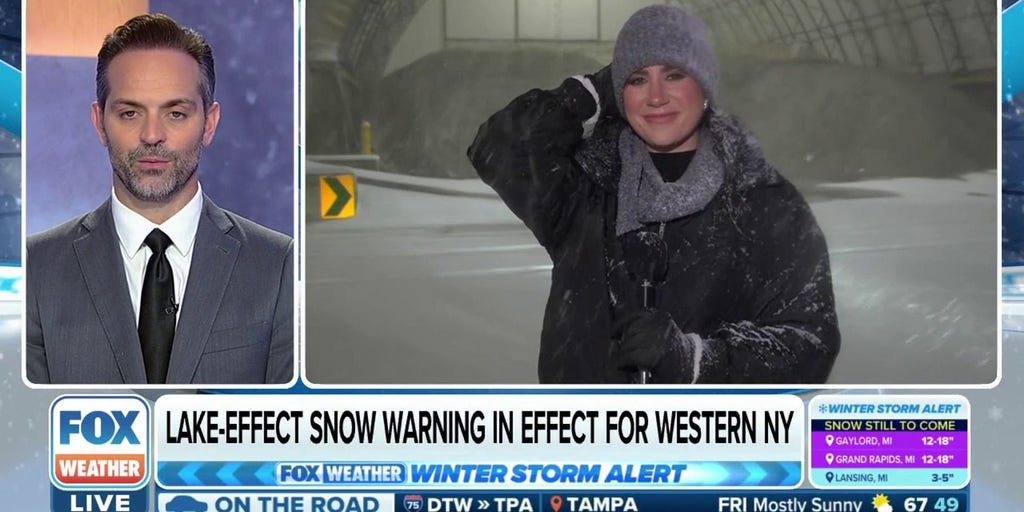 Buffalo facing brunt of lake-effect snow | Latest Weather Clips | FOX ...