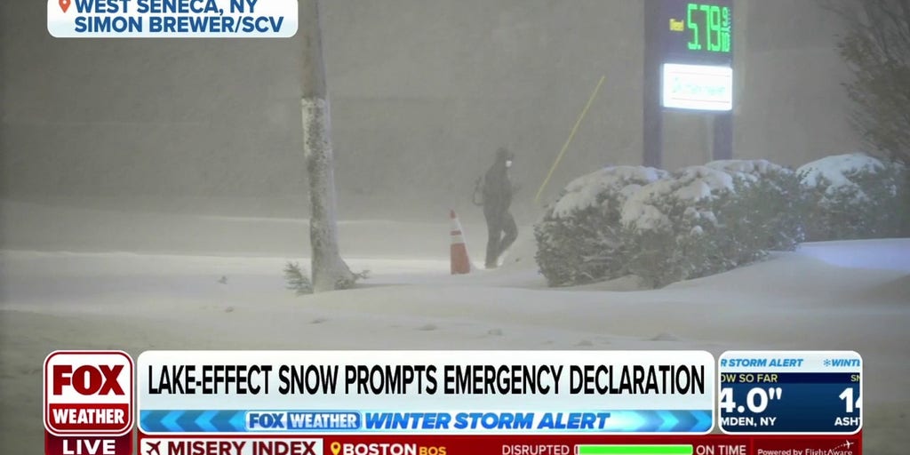 Lake-effect snow slamming Western New York, with more to come | Latest ...