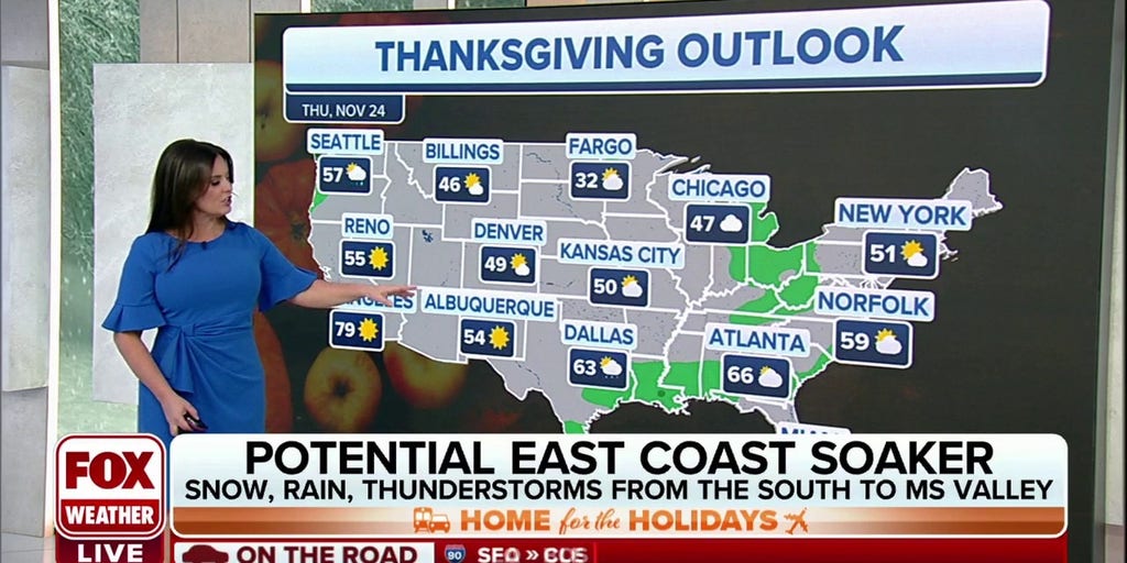 FOX Forecast Center tracking potential Thanksgiving storm | Latest ...