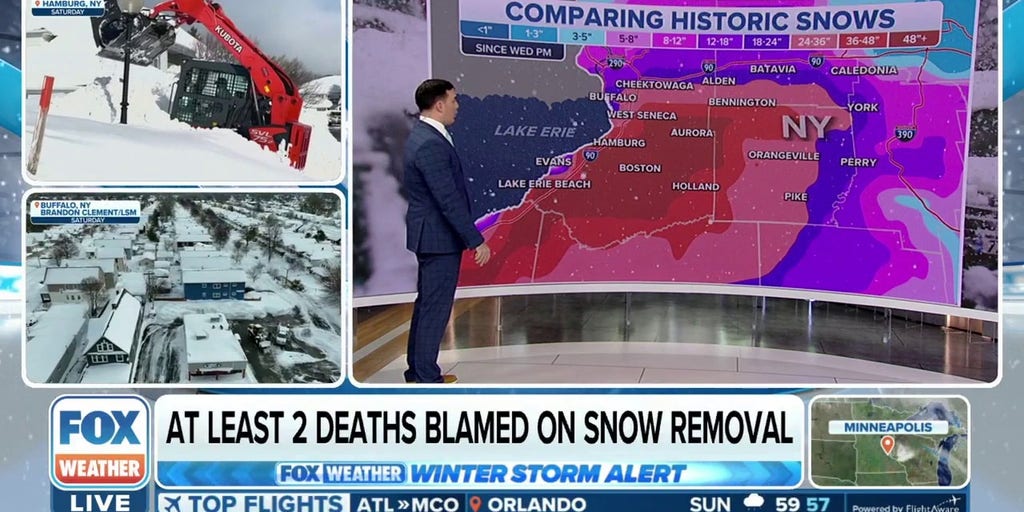 Orchard Park, NY records unofficial snowfall total of 80 inches ...