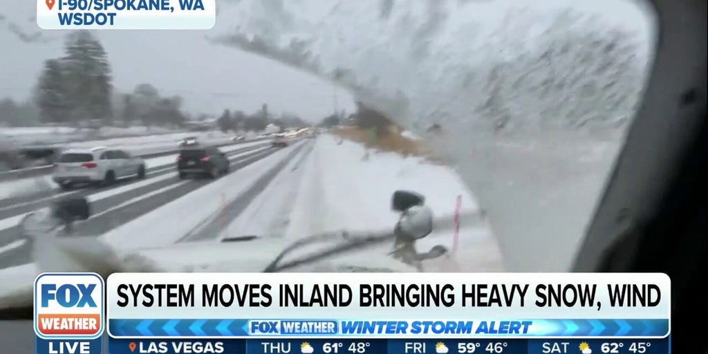 Crews working to clear roads across Washington State as winter storm ...