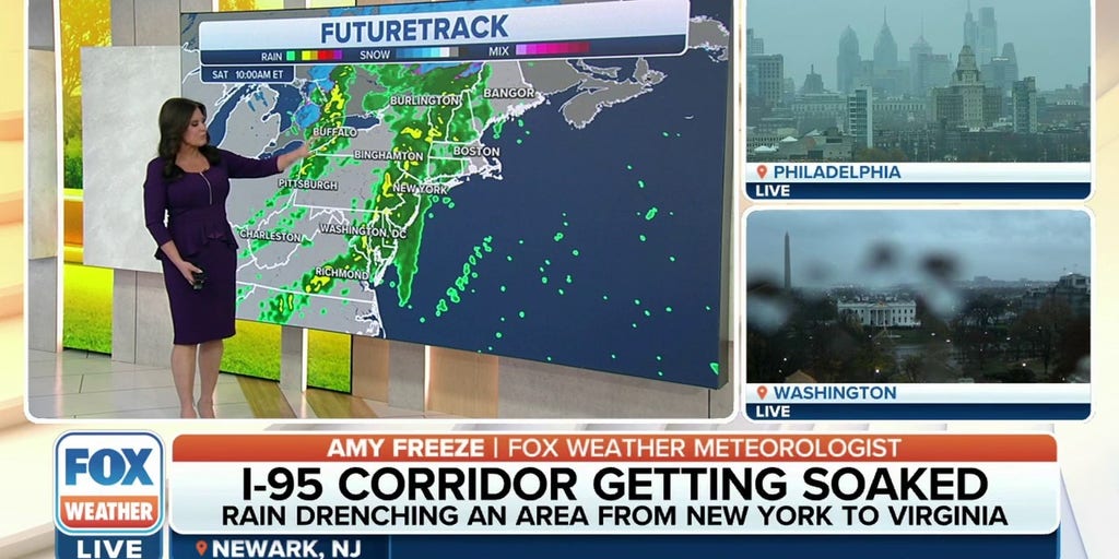 Rain, gusty winds on tap for the I-95 corridor from New York to ...
