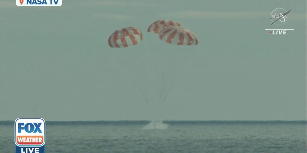 NASA's Orion splashes down after historic moon mission | Latest Weather ...