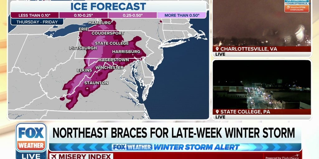 Impactful ice, snow ahead for Northeast on final stop of coast-to-coast ...