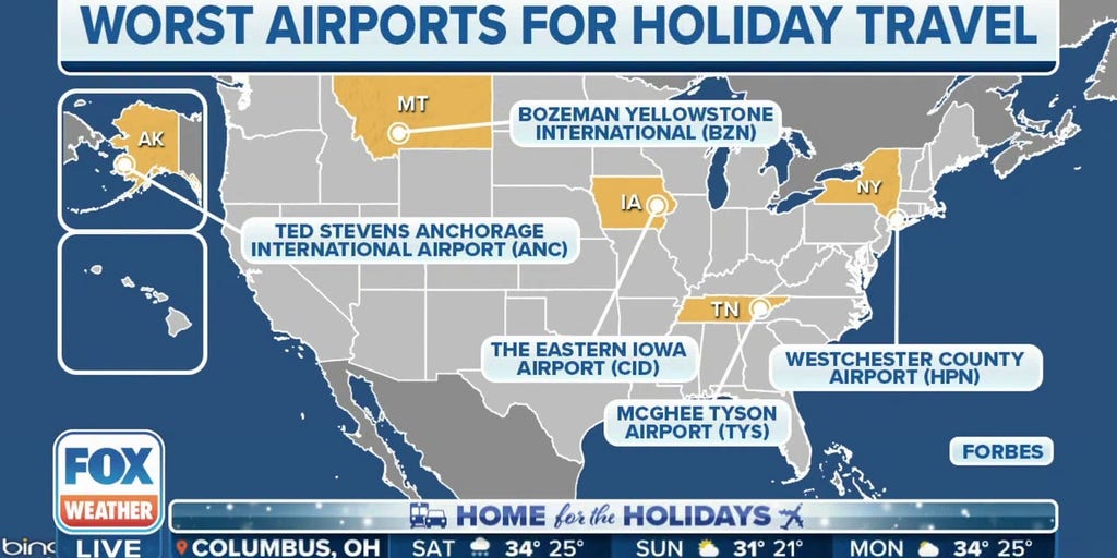 List of naughty and nice airports for holiday travel | Latest Weather ...