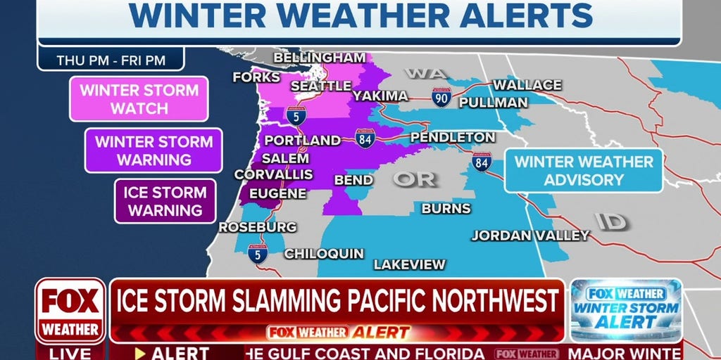 Ice Storm Threatens Pacific Northwest With Significant Power Outages