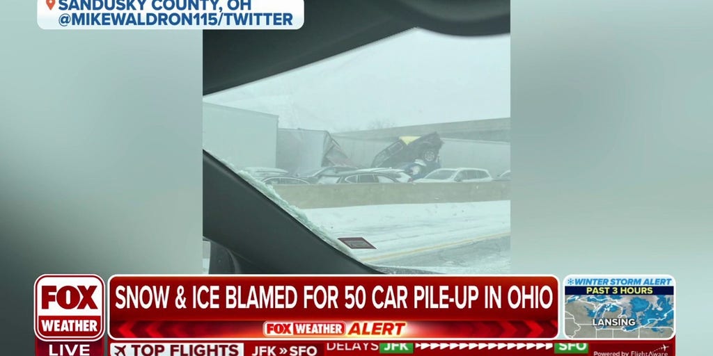 Winter storm results in 50-car pile-up in Ohio, at least one dead ...