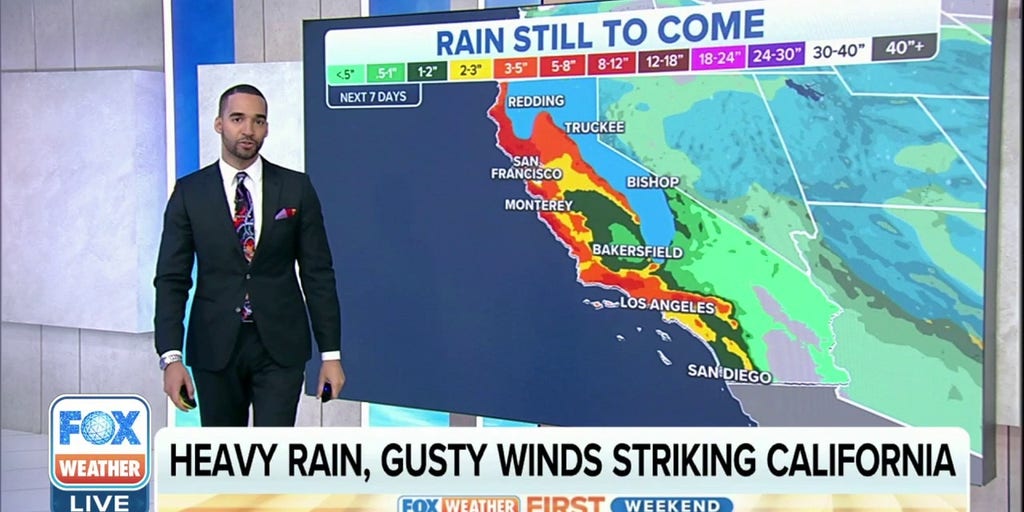 Heavy rain soaks California | Latest Weather Clips | FOX Weather