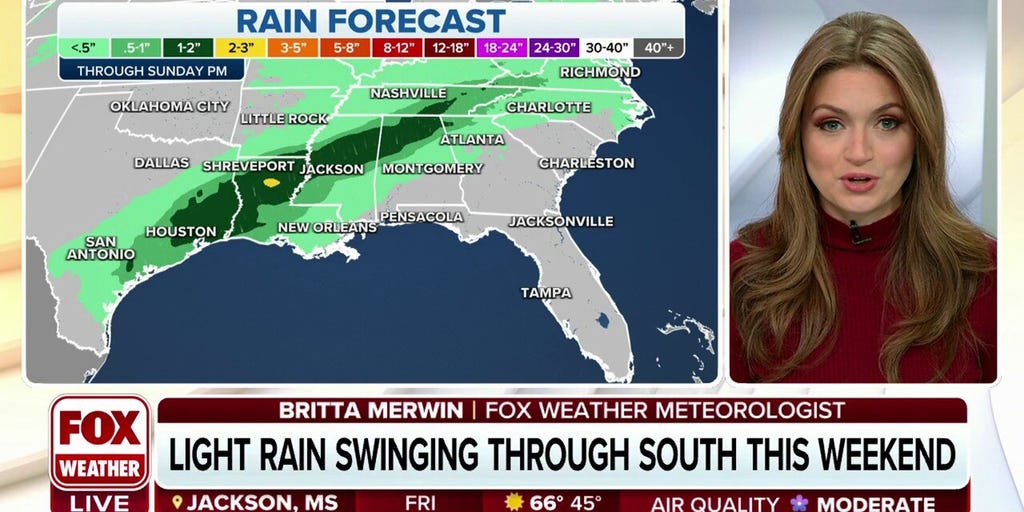Light rainfall to sweep through the South this weekend | Latest Weather ...