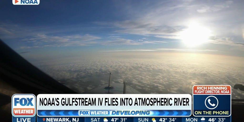 NOAA Hurricane Hunters fly over atmospheric rivers | Latest Weather ...