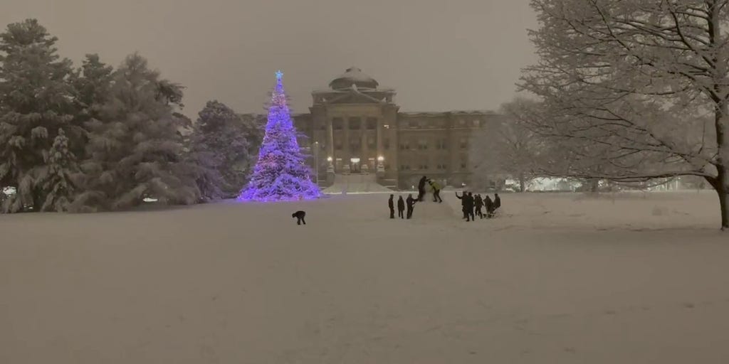 Iowa State University Campus Winter