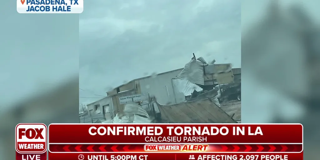 Tornado causes widespread damage in Pasadena, Texas | Latest Weather ...