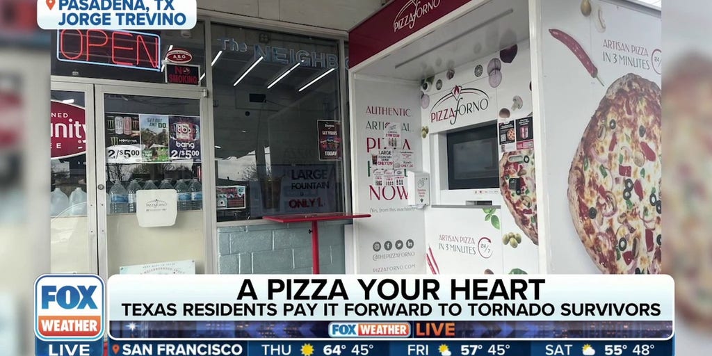 Texas pizza shop owner provides free food to tornado survivors | Latest ...