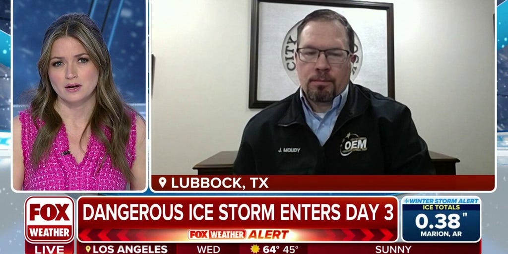 Lubbock, Texas faces difficult travel conditions from ice storm on ...