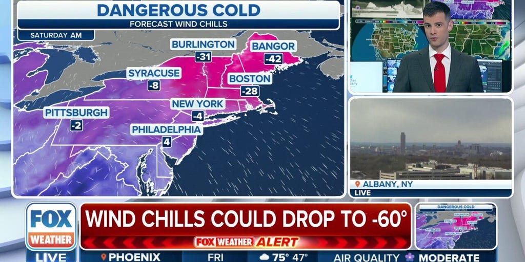 Northeast sees temperatures tumble as polar vortex arrives | Latest ...