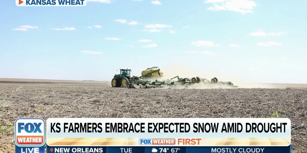 Kansas farmers embracing expected snow amid drought | Latest Weather ...