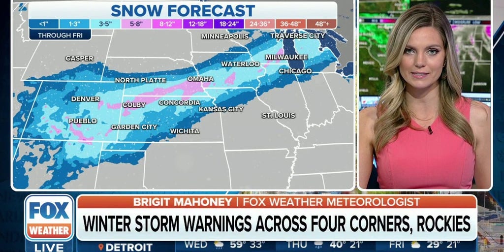 Tough travel ahead as snow targets the northern tier | Latest Weather ...