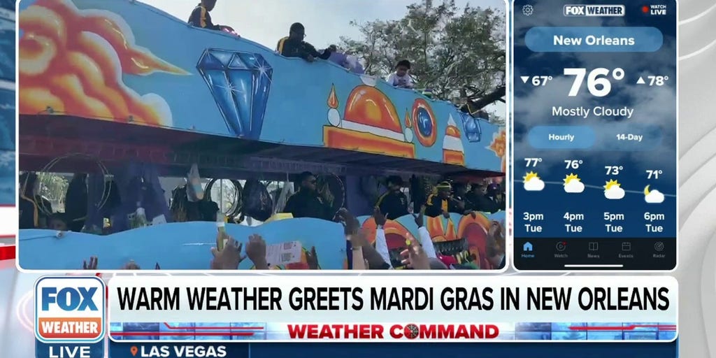 Warm weather greets Mardi Gras in New Orleans on Fat Tuesday | Latest ...