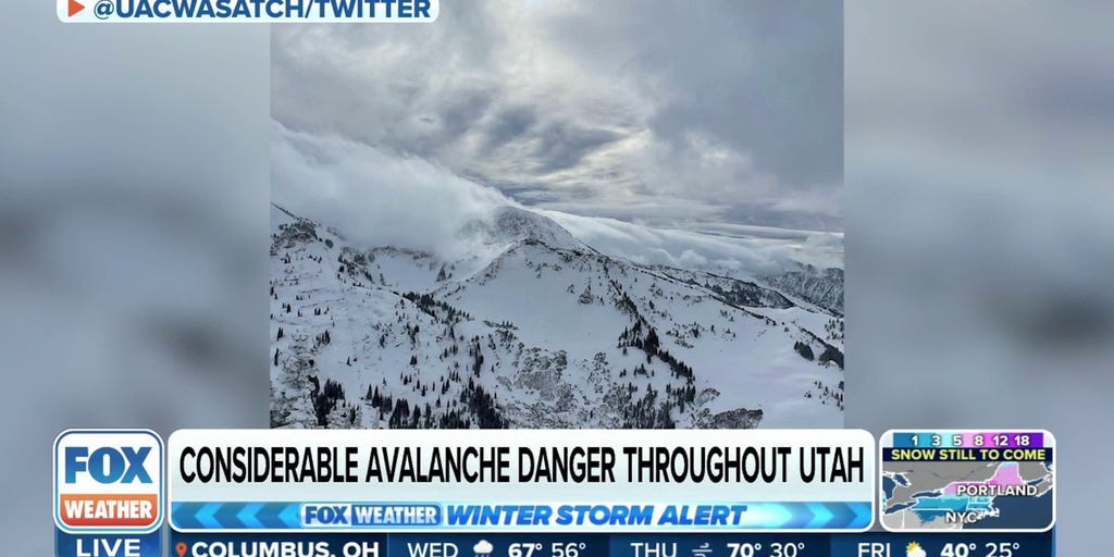 Considerable avalanche danger in Utah due to intense snowfall | Latest ...