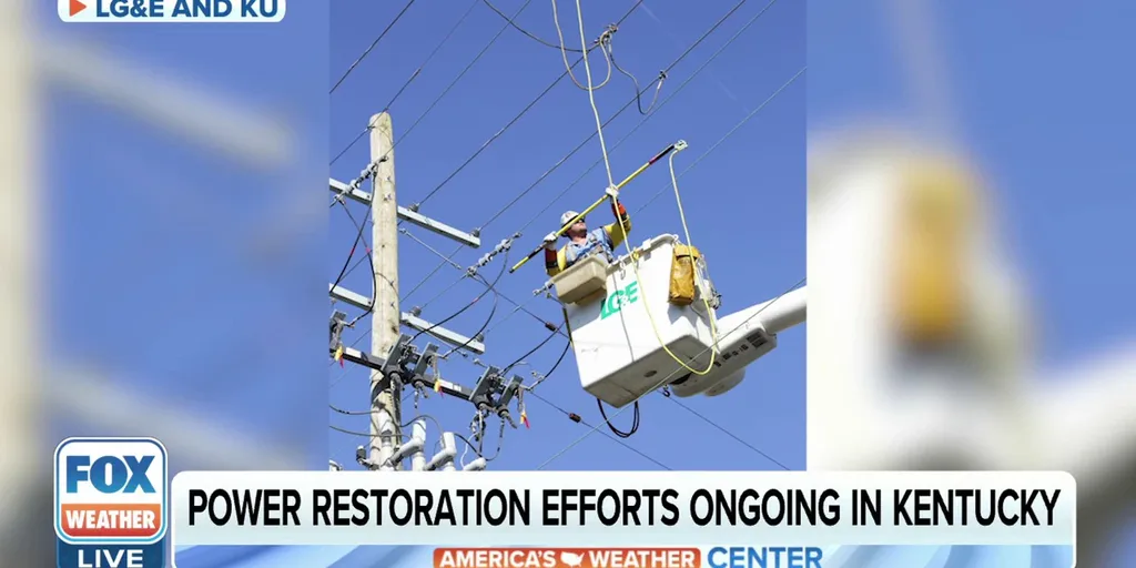 Major power outages persist following Kentucky tornado | Latest Weather ...