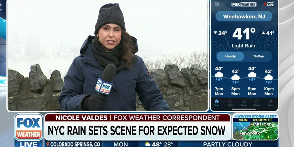 New Yorkers brace for rain, wind and light snow from nor'easter ...